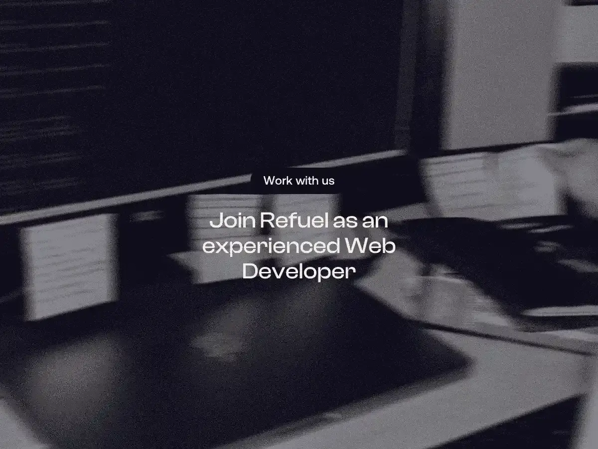 Join the team as our new Web Developer